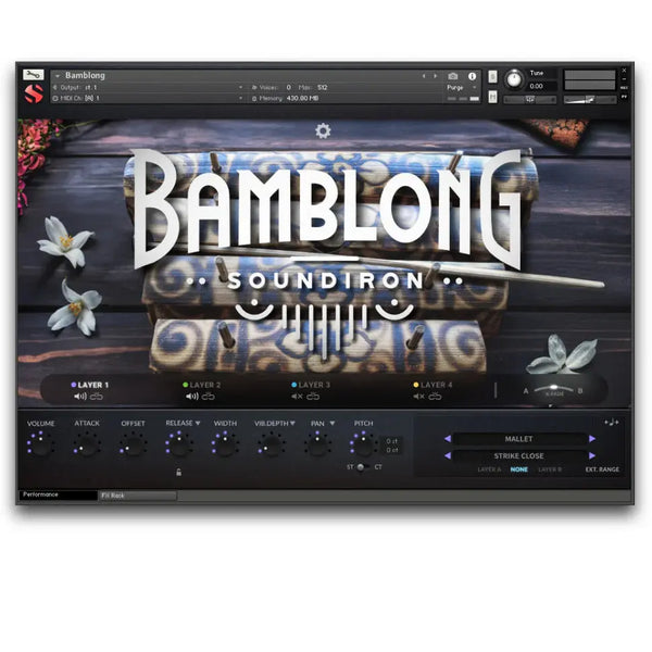 Soundiron Bamblong Tuned Bamboo Mallet Idiophone Library For Kontakt ...