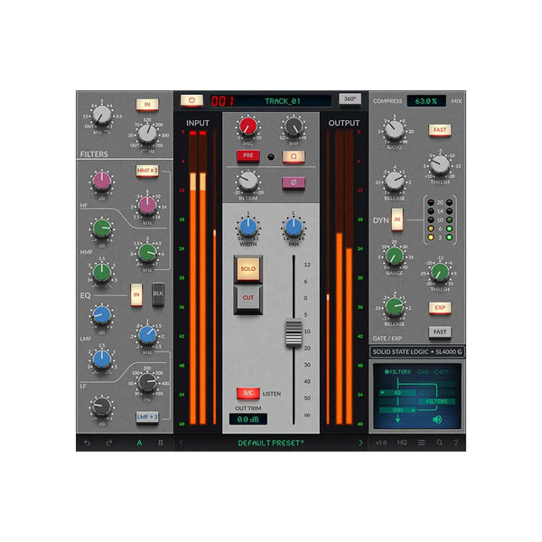 SSL 4K G Channel Strip Plug-In (Digital Download) - Koala Audio