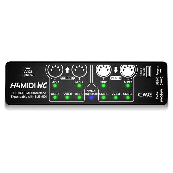CME Pro H4MIDI WC USB Host MIDI Interface - Koala Audio