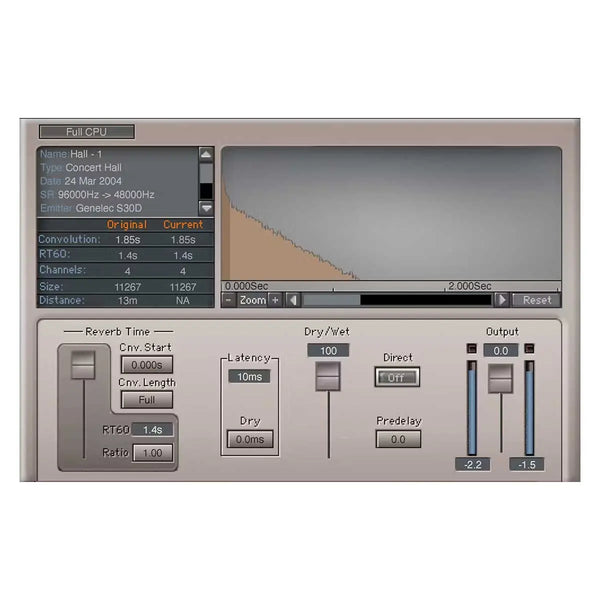 Waves IR-L Convolution Reverb (Digital Download) - Koala Audio